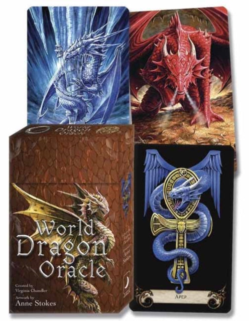 World Dragon Oracle - Virginia Chandler, Anne Stokes -- Kauppa Tarotpuoti