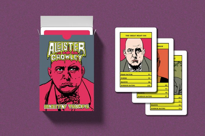 Aleister Crowley: Trump style card game (Kickstarter) -- Kauppa Tarotpuoti