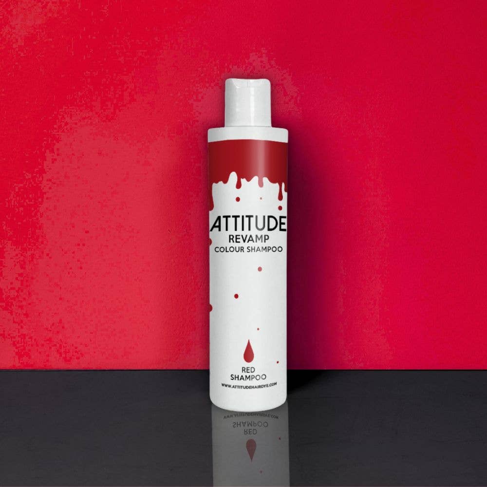 Revamp Red Color Shampoo - Attitude Hair Dye -- Kauppa Tarotpuoti