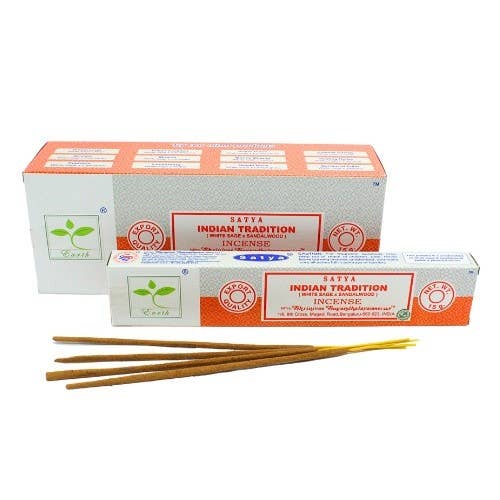 Earth Satya Indian Tradition Incense 15 Gms - Satya -- Kauppa Tarotpuoti